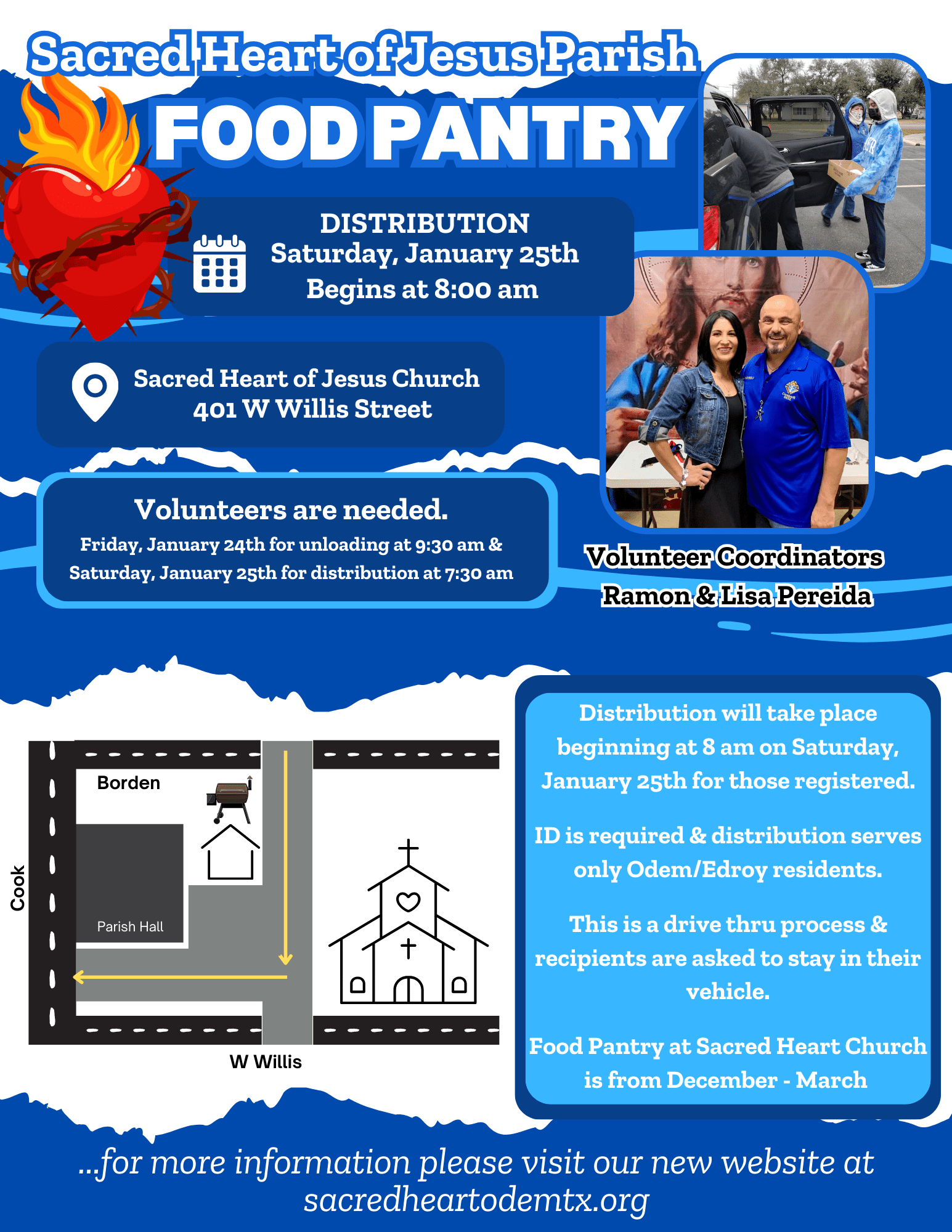 Sacred Heart of Jesus Parish Food Pantry – Sacred Heart